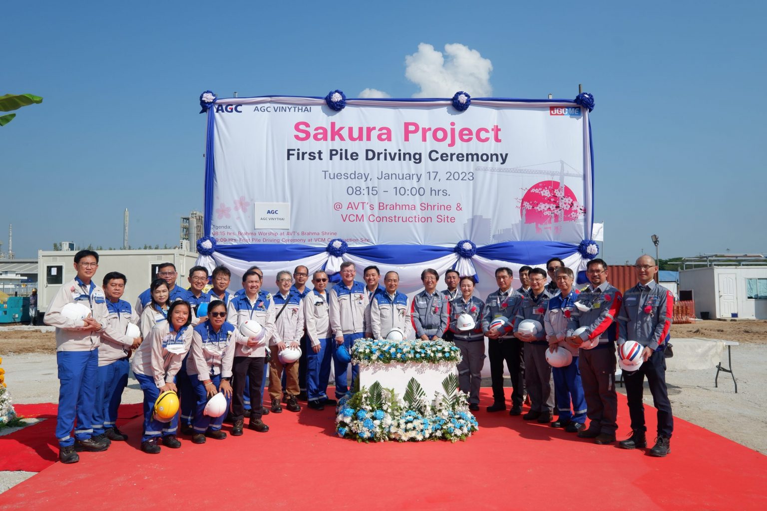AGC Vinythai Holds Groundbreaking and First Pile Driving Ceremony of ...