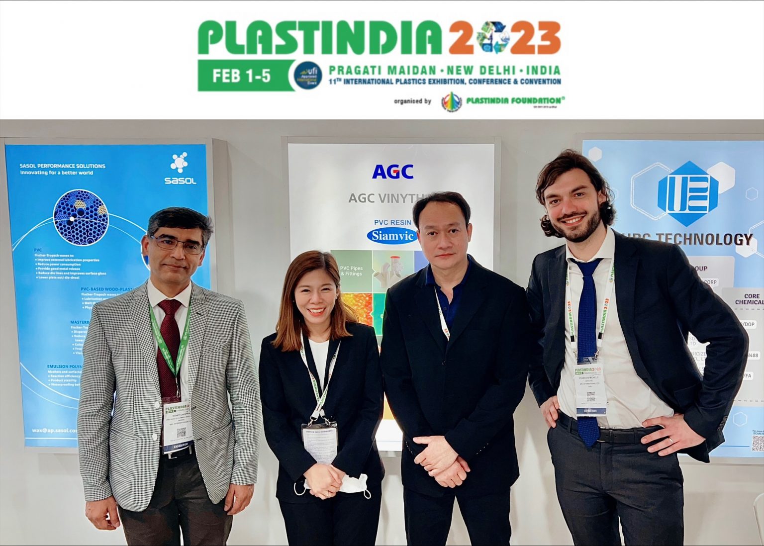 Presence of AGC Vinythai’s Siamvic in PLASTINDIA 202 – AGC Vinythai