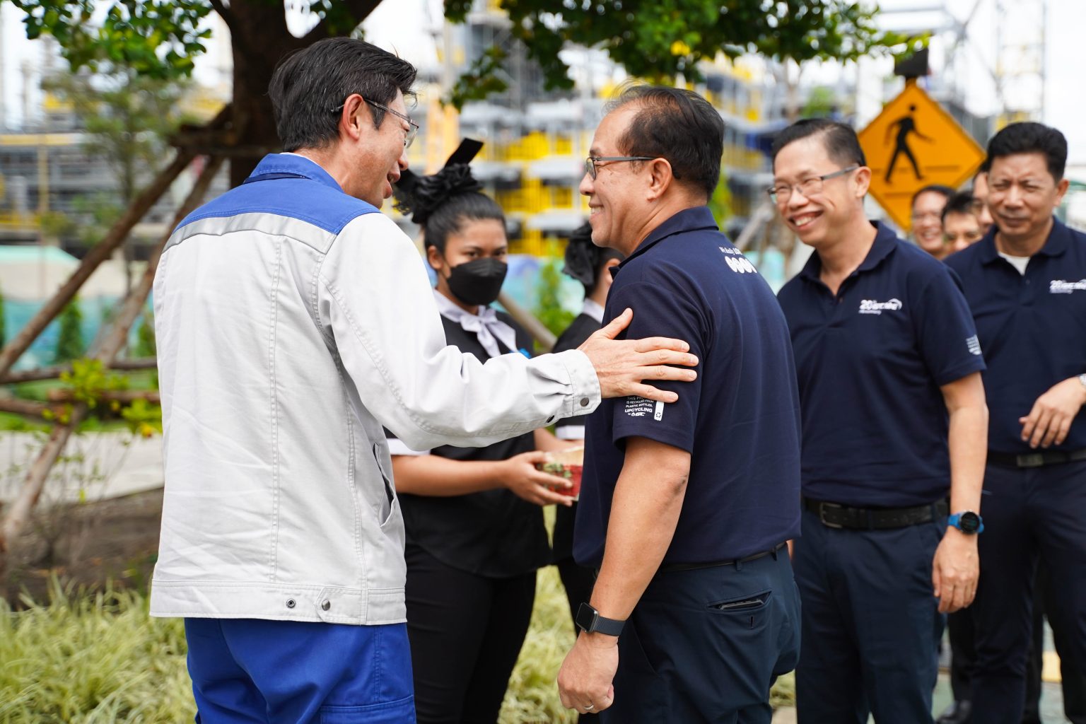 PTTGC and GCME Top Executives Visit SAKURA Project – AGC Vinythai
