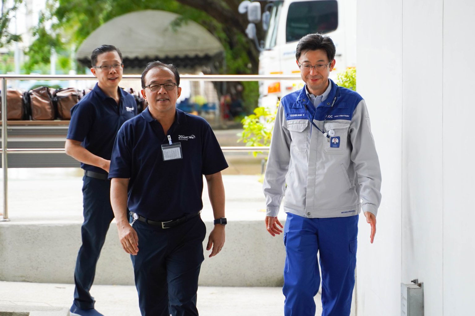 PTTGC and GCME Top Executives Visit SAKURA Project – AGC Vinythai