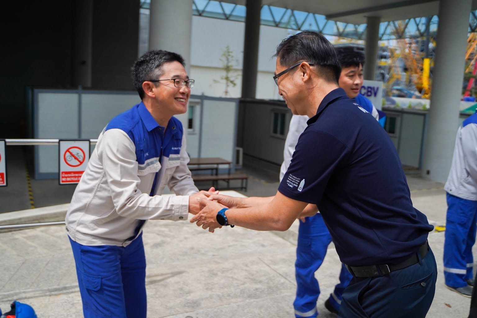 PTTGC and GCME Top Executives Visit SAKURA Project - AGC Vinythai